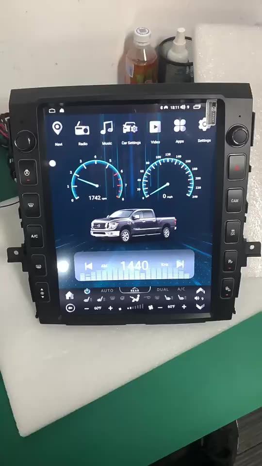 Android Vertical Tesla Style Screen Car Stereo Gps Navigation Auto ...