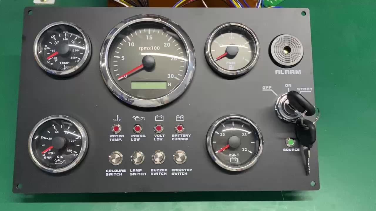 Waterproof Marine Switch Panel with 316 Stainless Steel Bezel for Boats ...