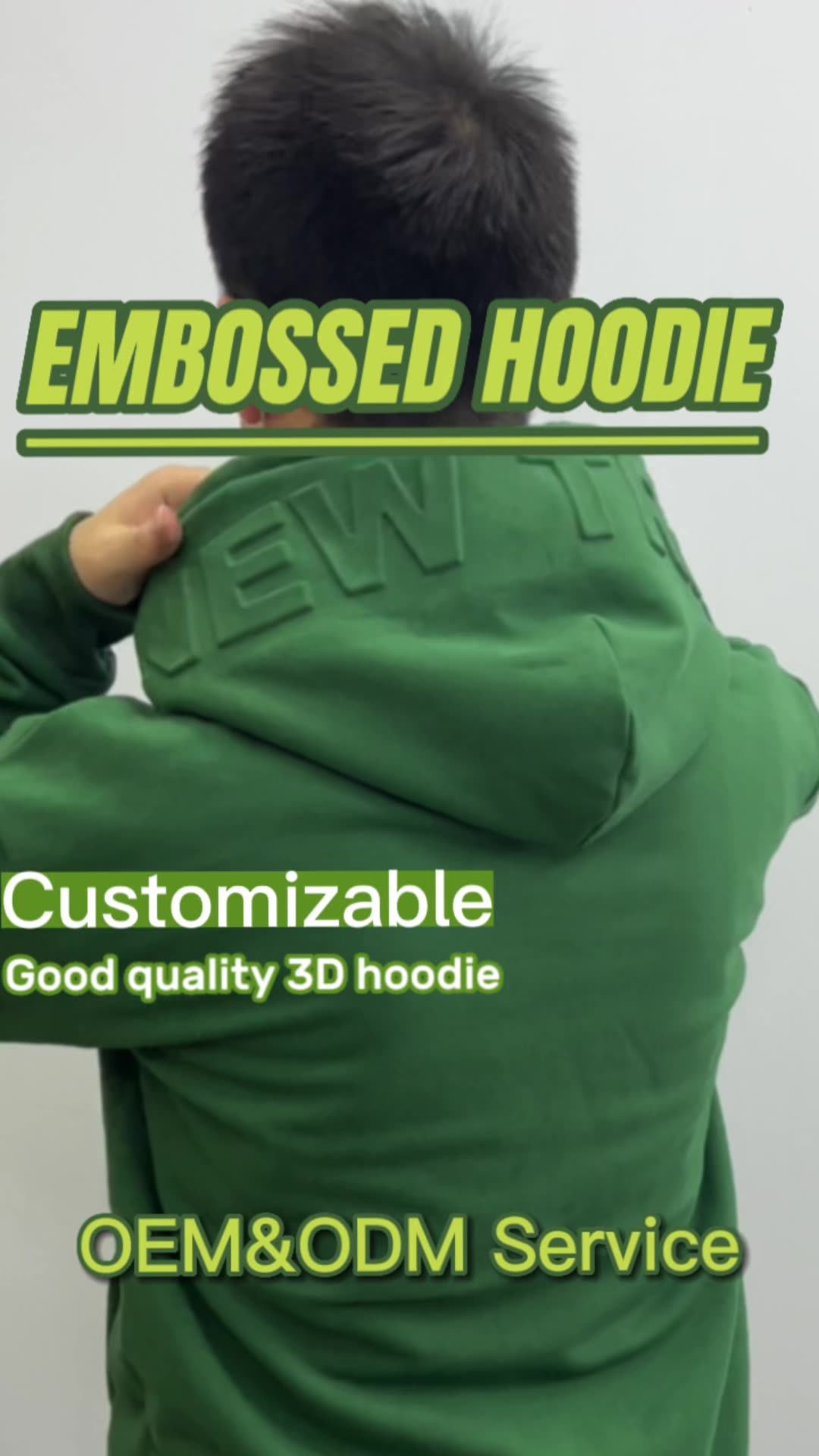 Custom Logo Heavyweight 400 500 Gsm 3d Sweatshirts Thick Oversize ...