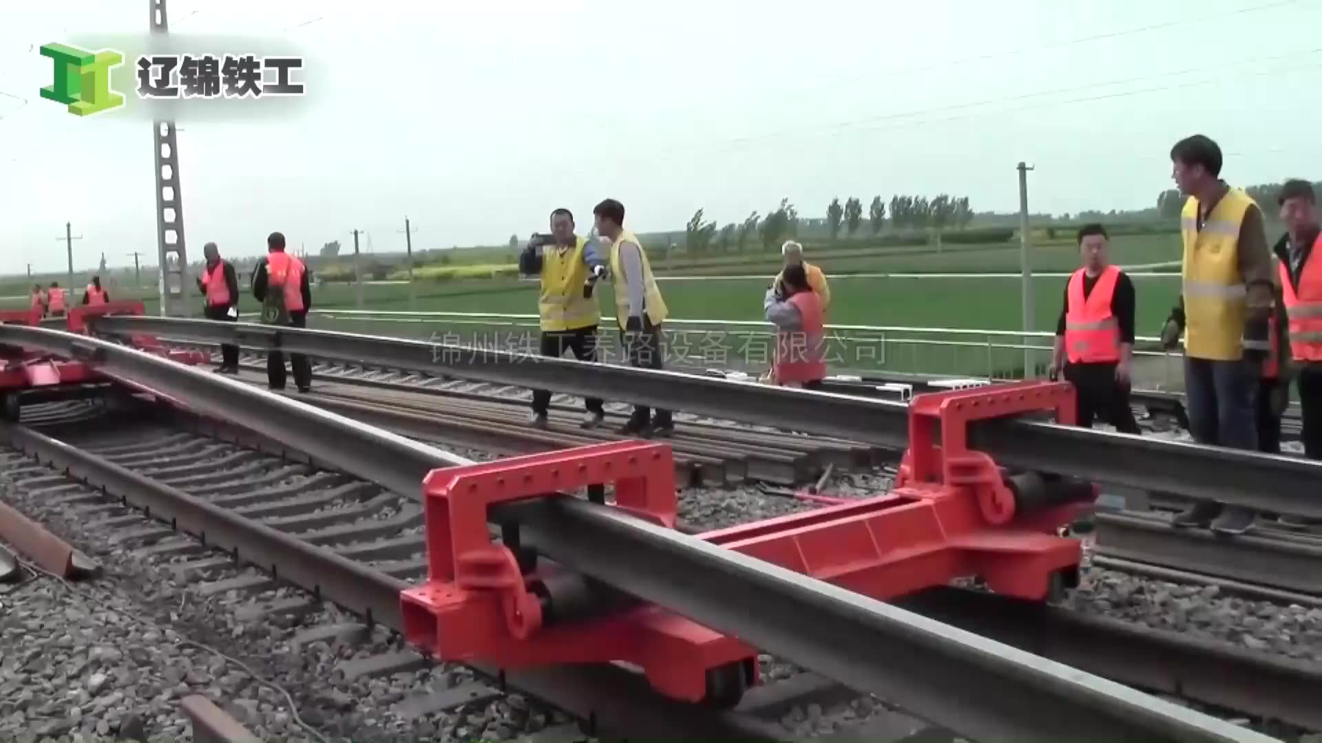 Best Selling Railway Rail Track Laying Equipment Machine Train Track ...