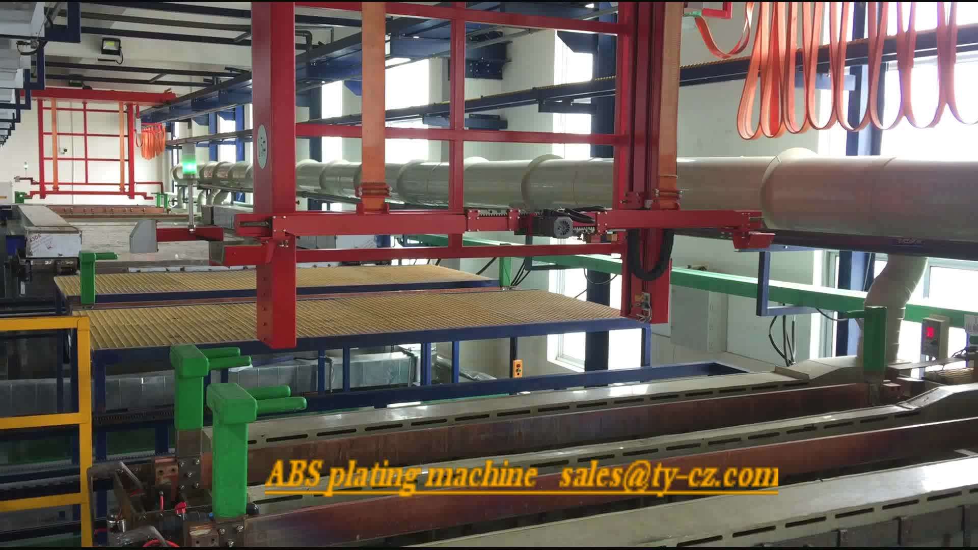 Full Automatic Chrome Plating Abs Plastic Plating Production Line - Buy ...