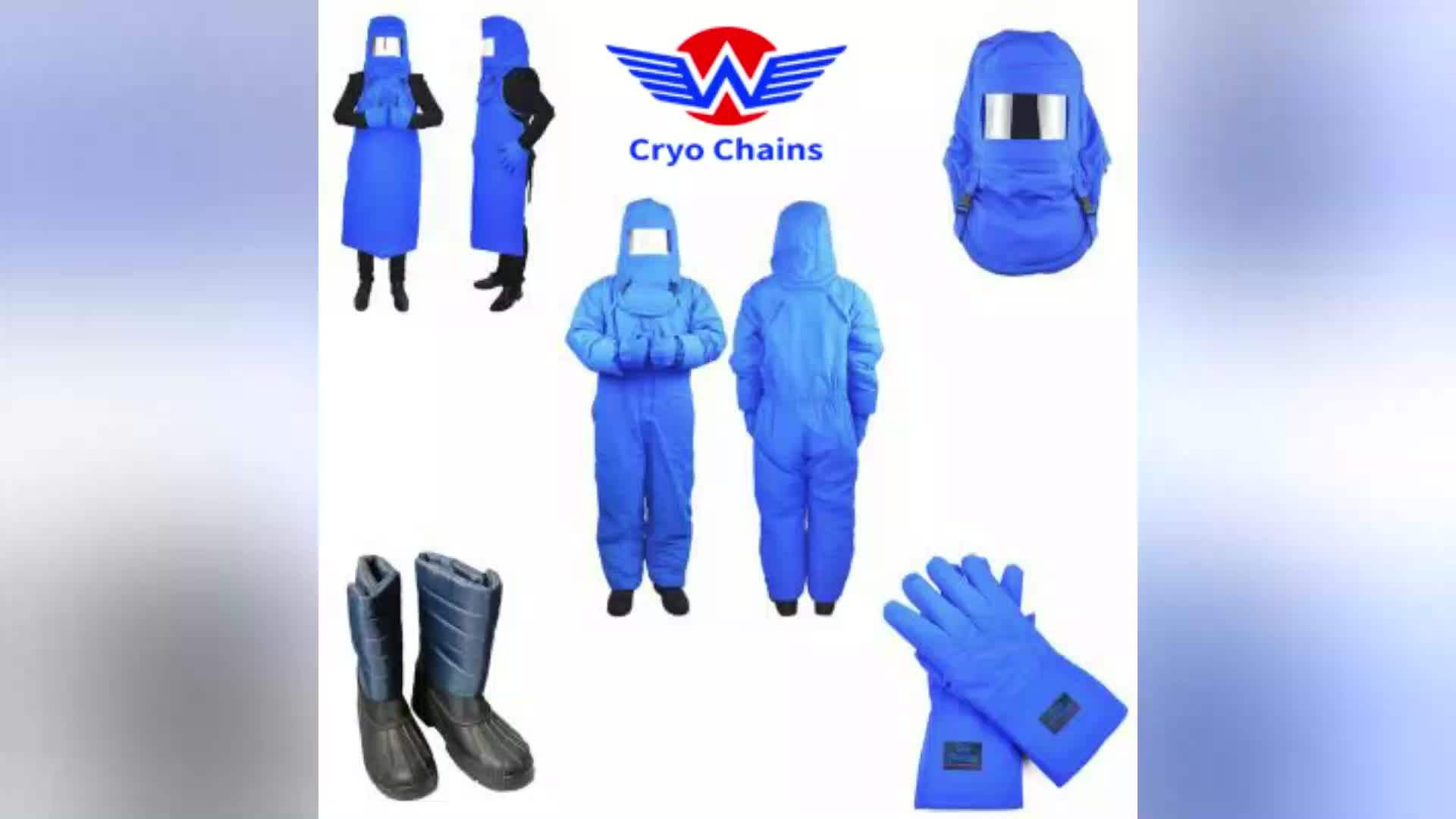 Cryo Liquid Nitrogen Safety Suits With Boots Face Shield Apron ...