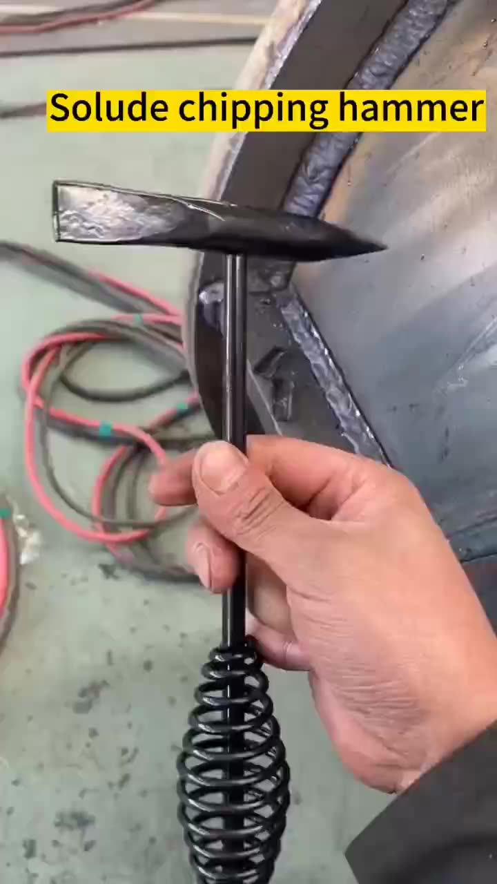 Solude Welding Chipping Hammer With Coil Spring Handle And Removable ...