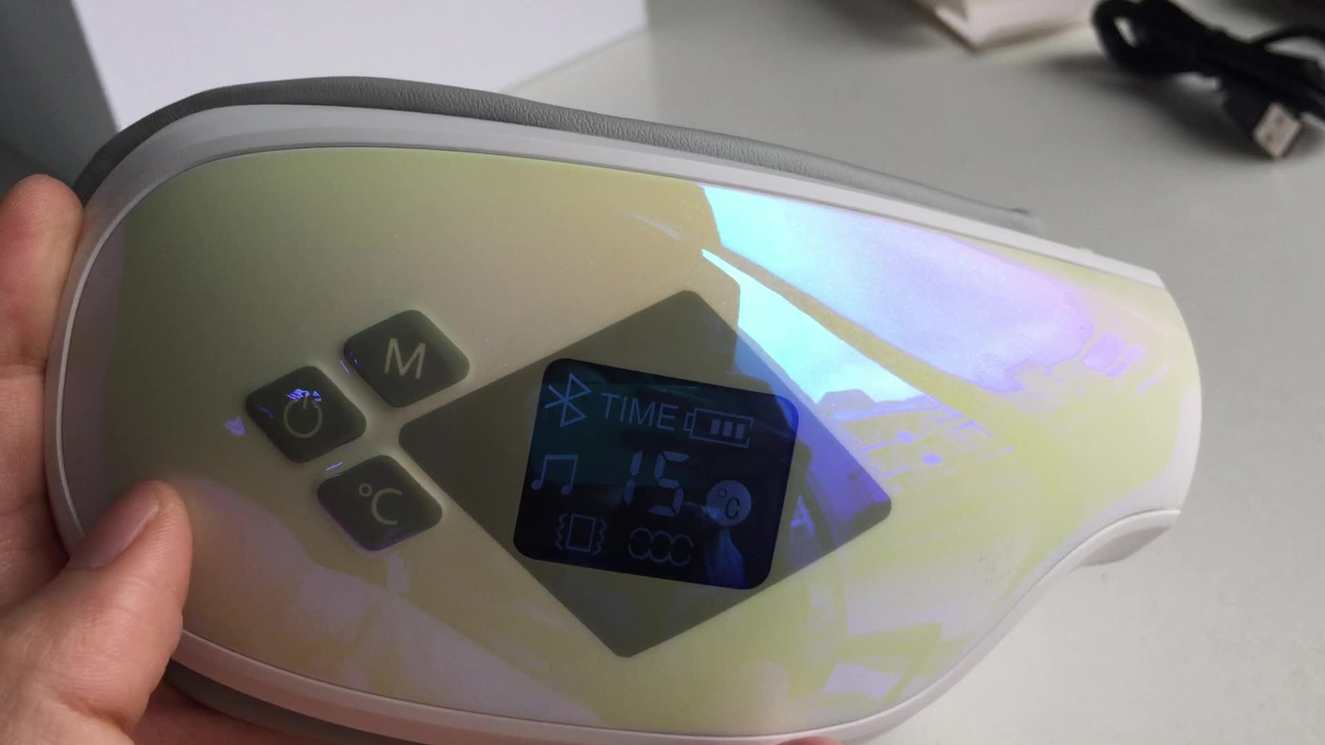 Wireless Air Pressure Vibration Massage Digital Eye Massager For Eye ...