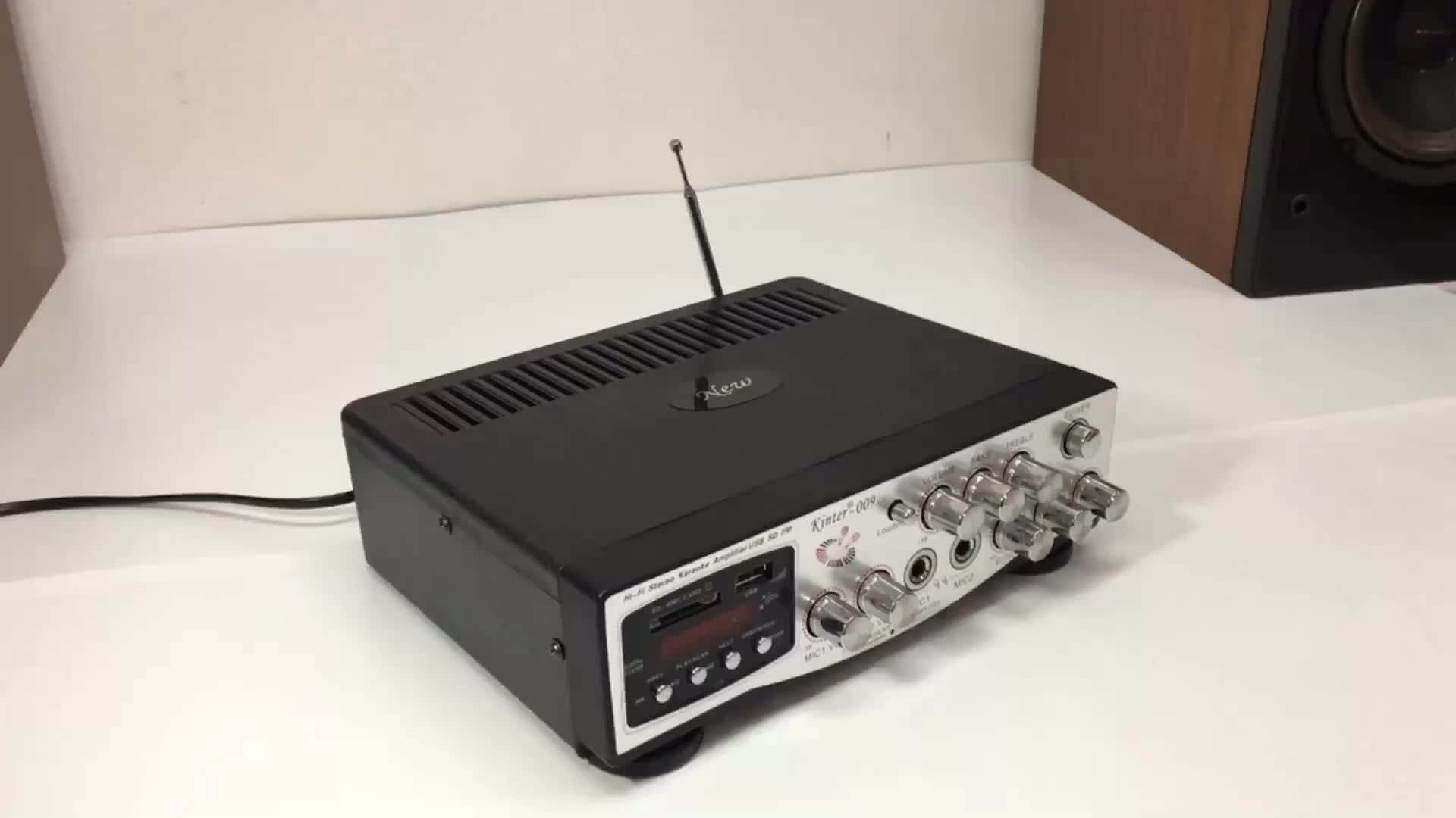 Kinter-009 Ac 220v Sound Amplifier Audio Power Amplifiers With Usb/sd ...
