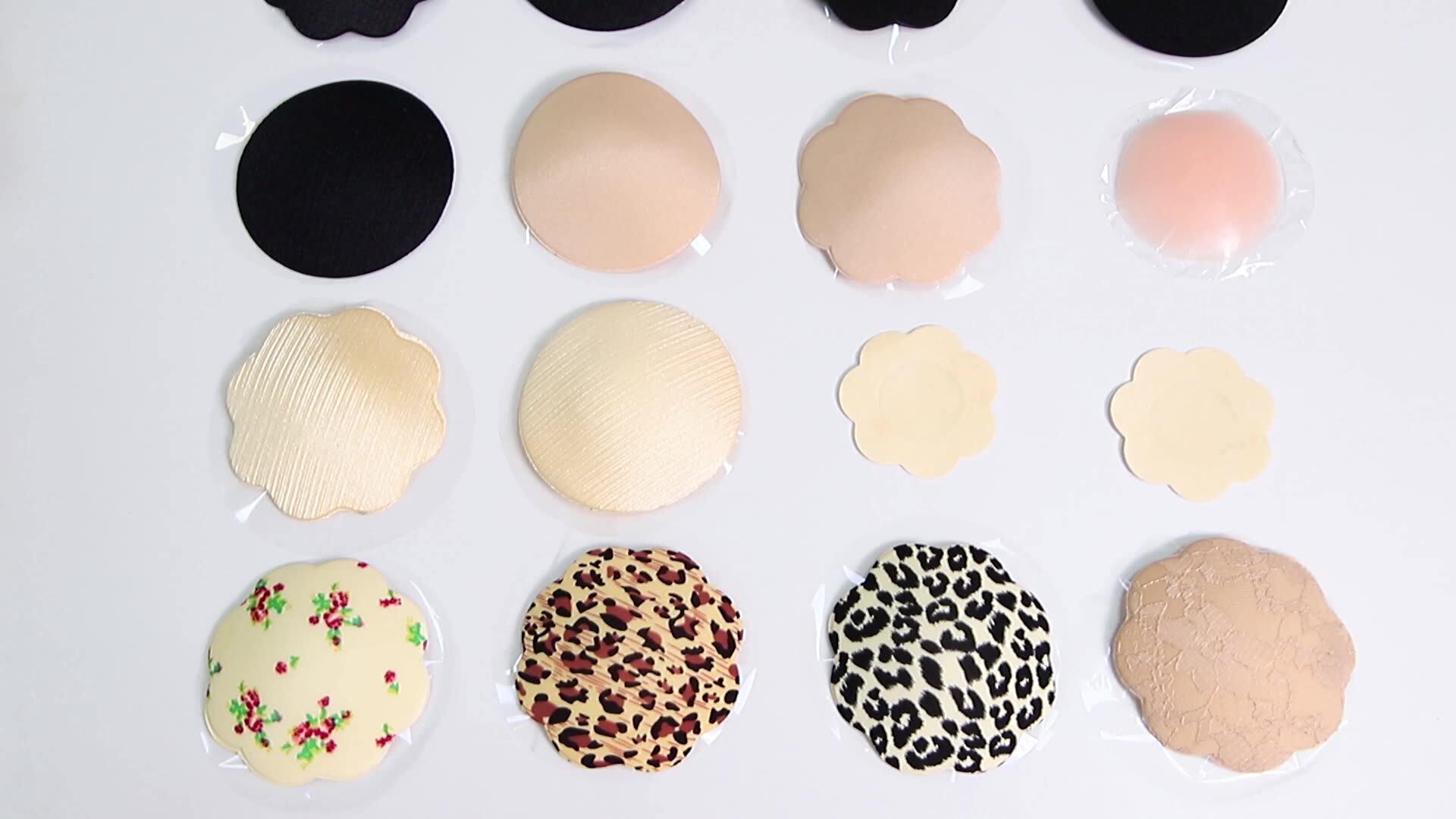 Custom Reusable Invisible Nipple Adhesive Silicone Bra Breast Pasty ...