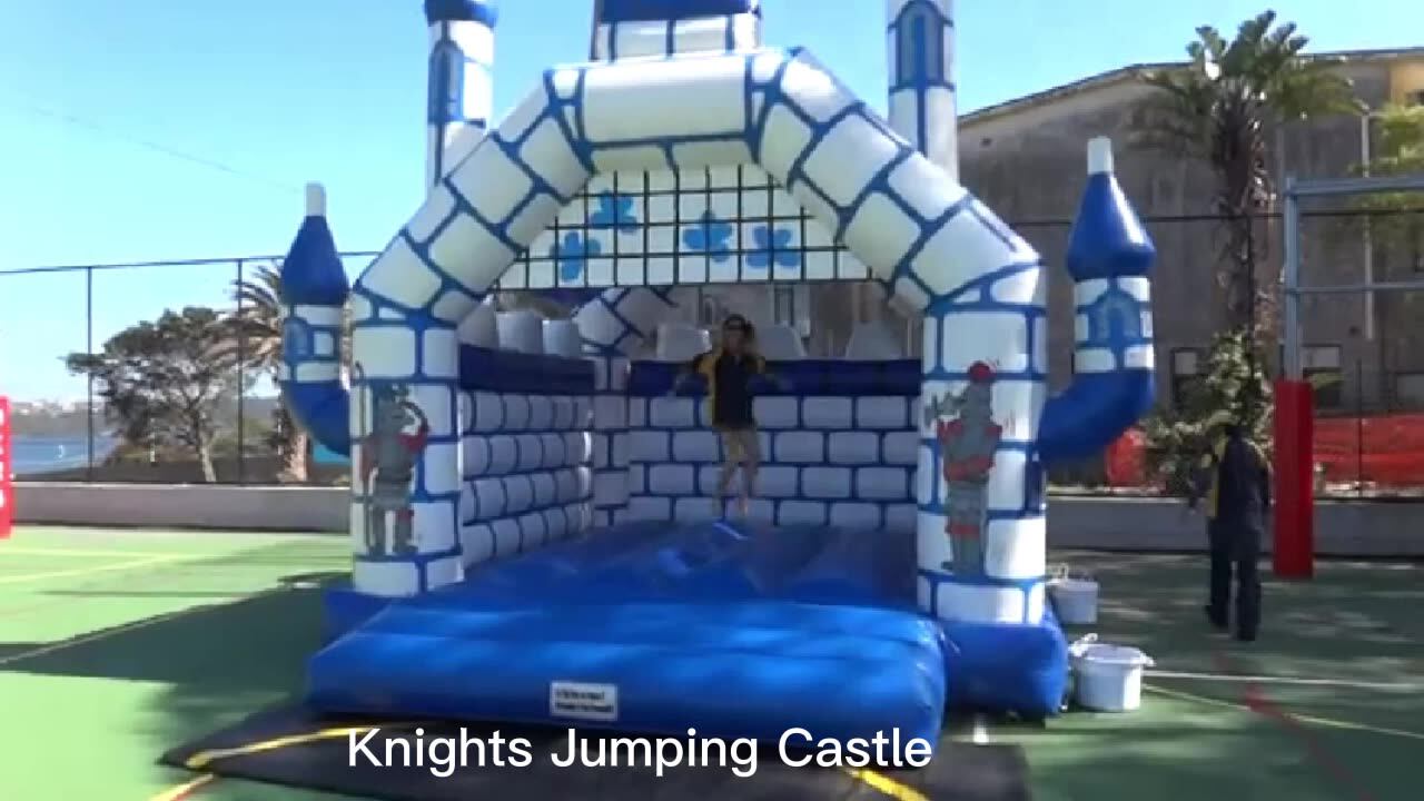 Commercial Top Selling Knight Jumping Bouncing Castle Inflatable Air ...
