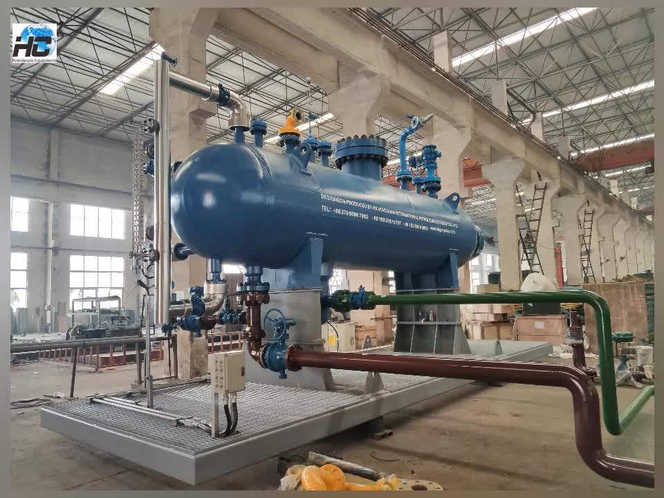 Mobile Oil And Gas Well Test And Metering Equipment Three Phase Test ...