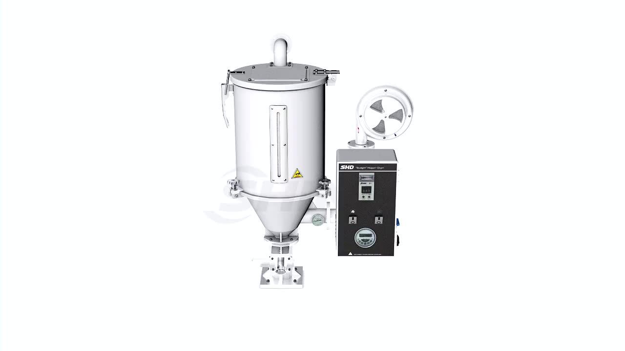 Shini Small Capacity Hopper Dryer 50kgs Hot Air Hopper Dryer For ...