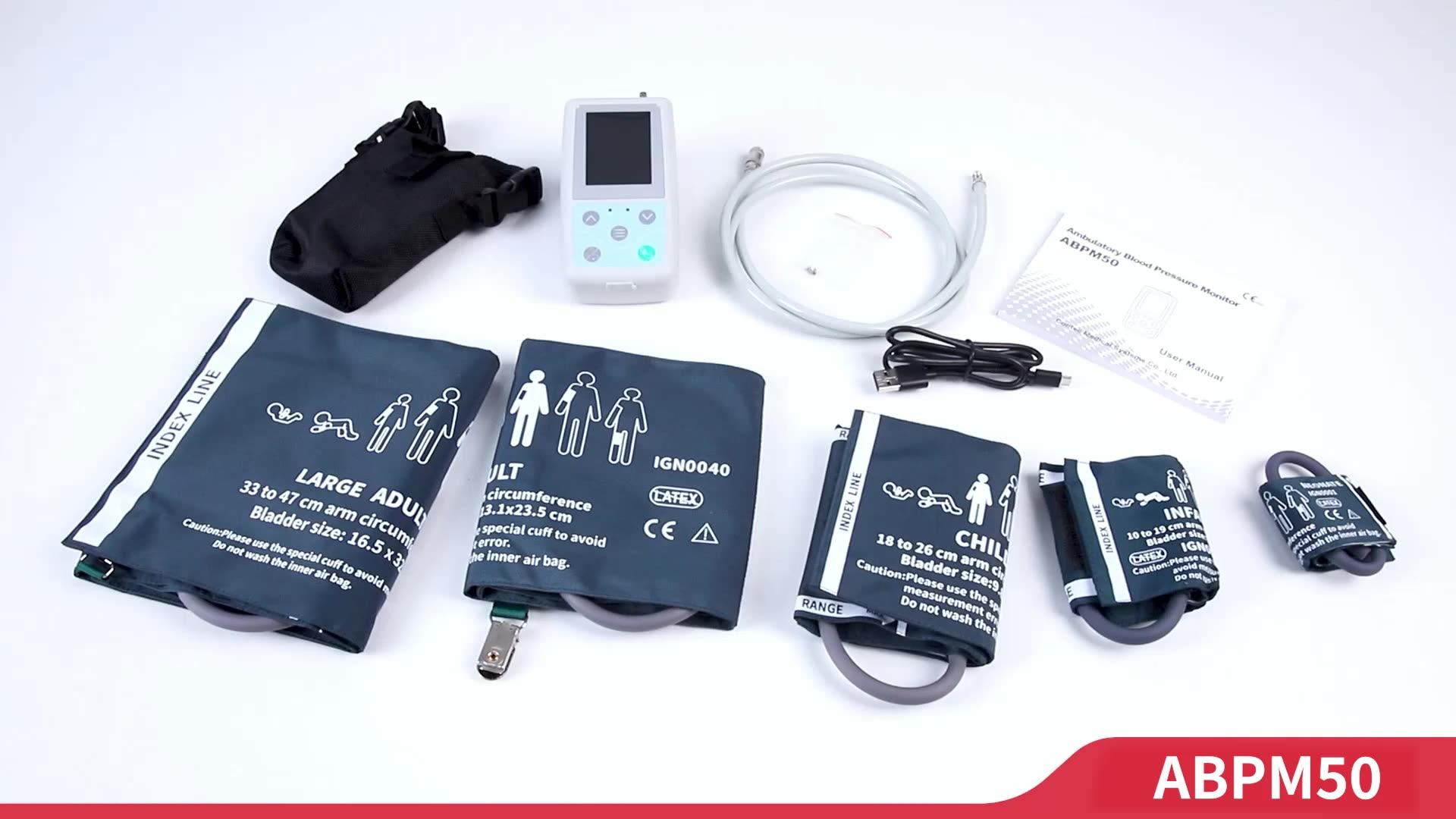 Contec Abpm50 Ambulatory Blood Pressure Monitoring Ce Abpm Monitor ...