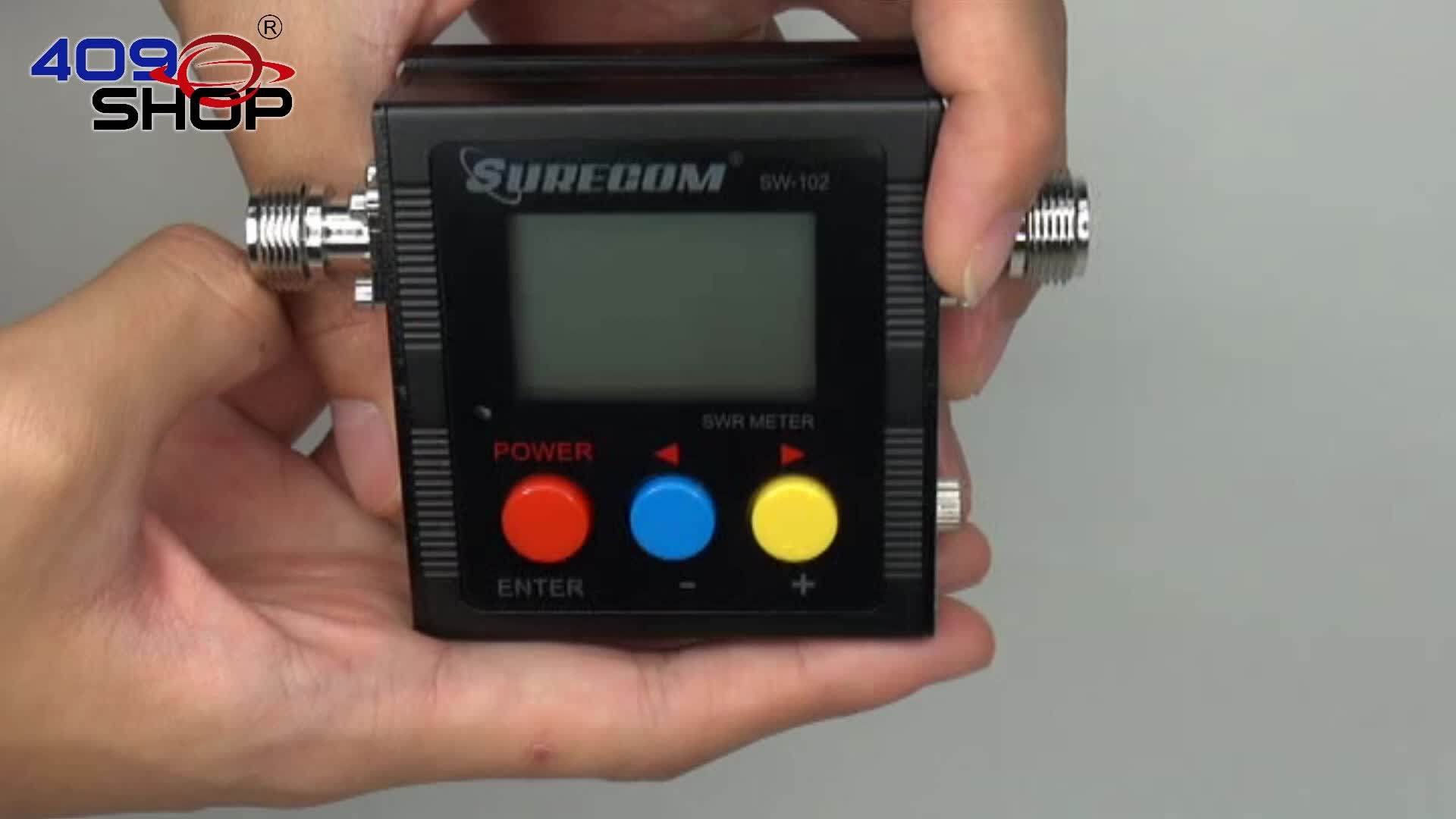 Surecom Digital Swr Meter Sw102 125-520mhz Vhf/uhf Power Build In ...