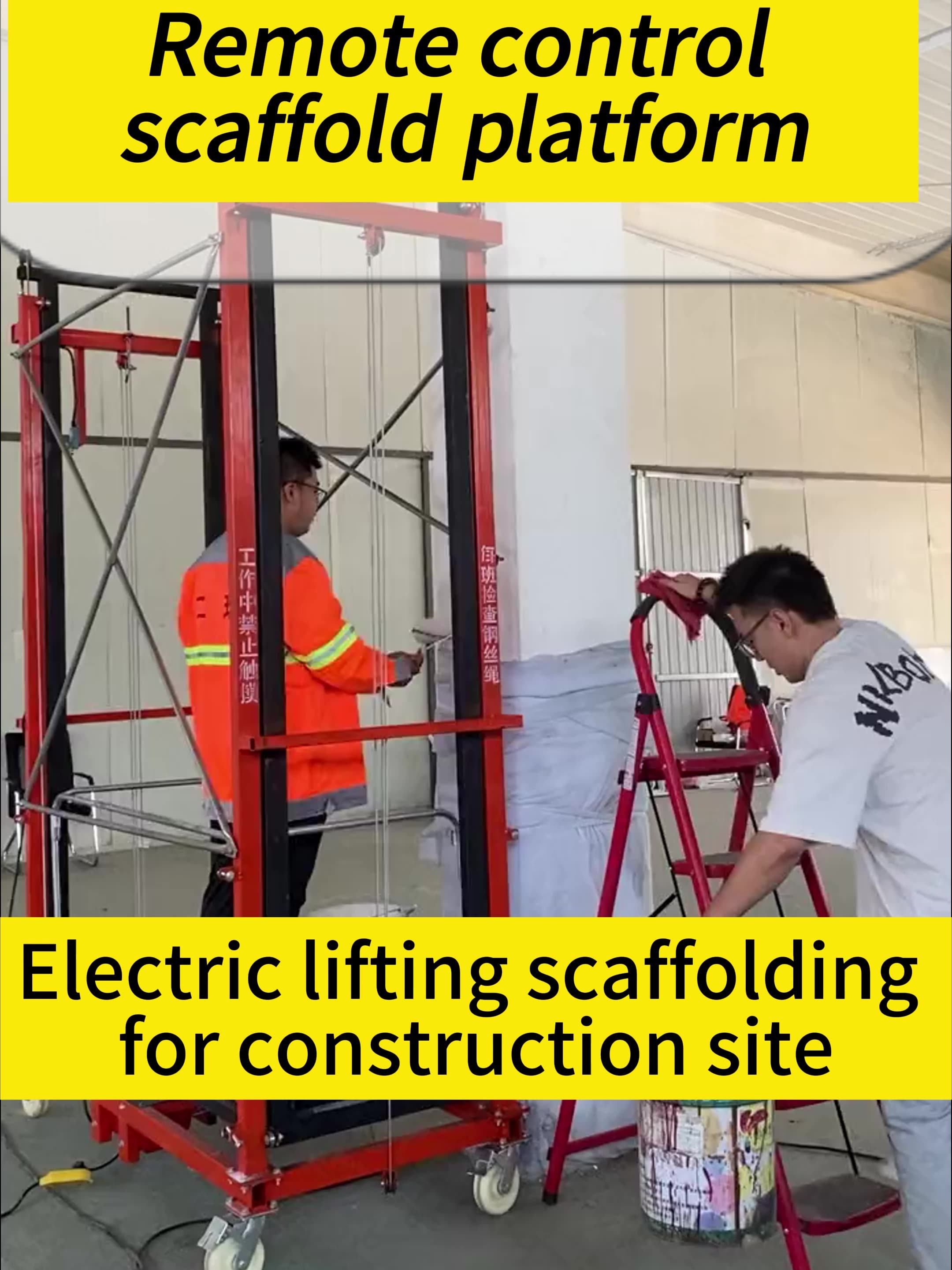 300/500kg Loading Electric Lifting Scaffold Customized 2-10m Lifting ...
