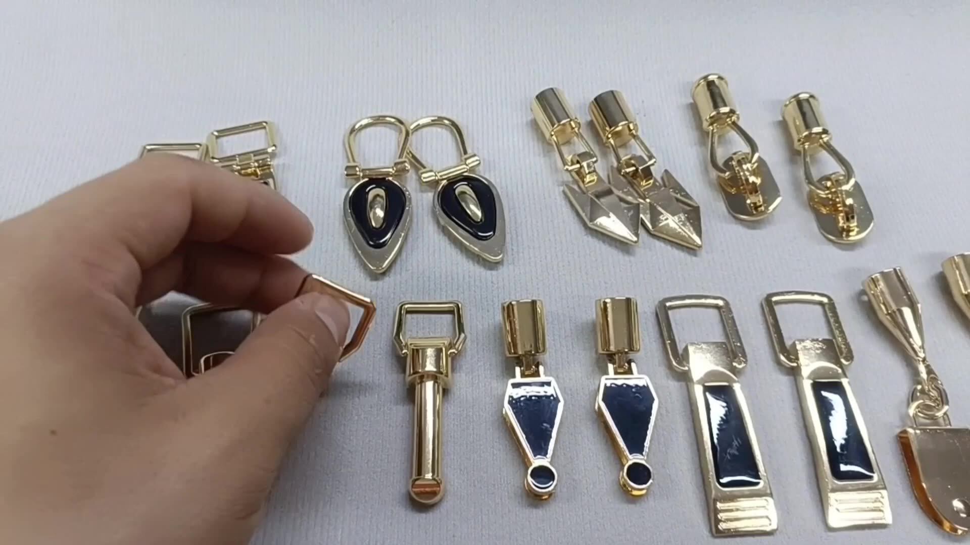 Metal Rivet Strap Anchor D Ring Chain Connector Handle Buckle Gold ...