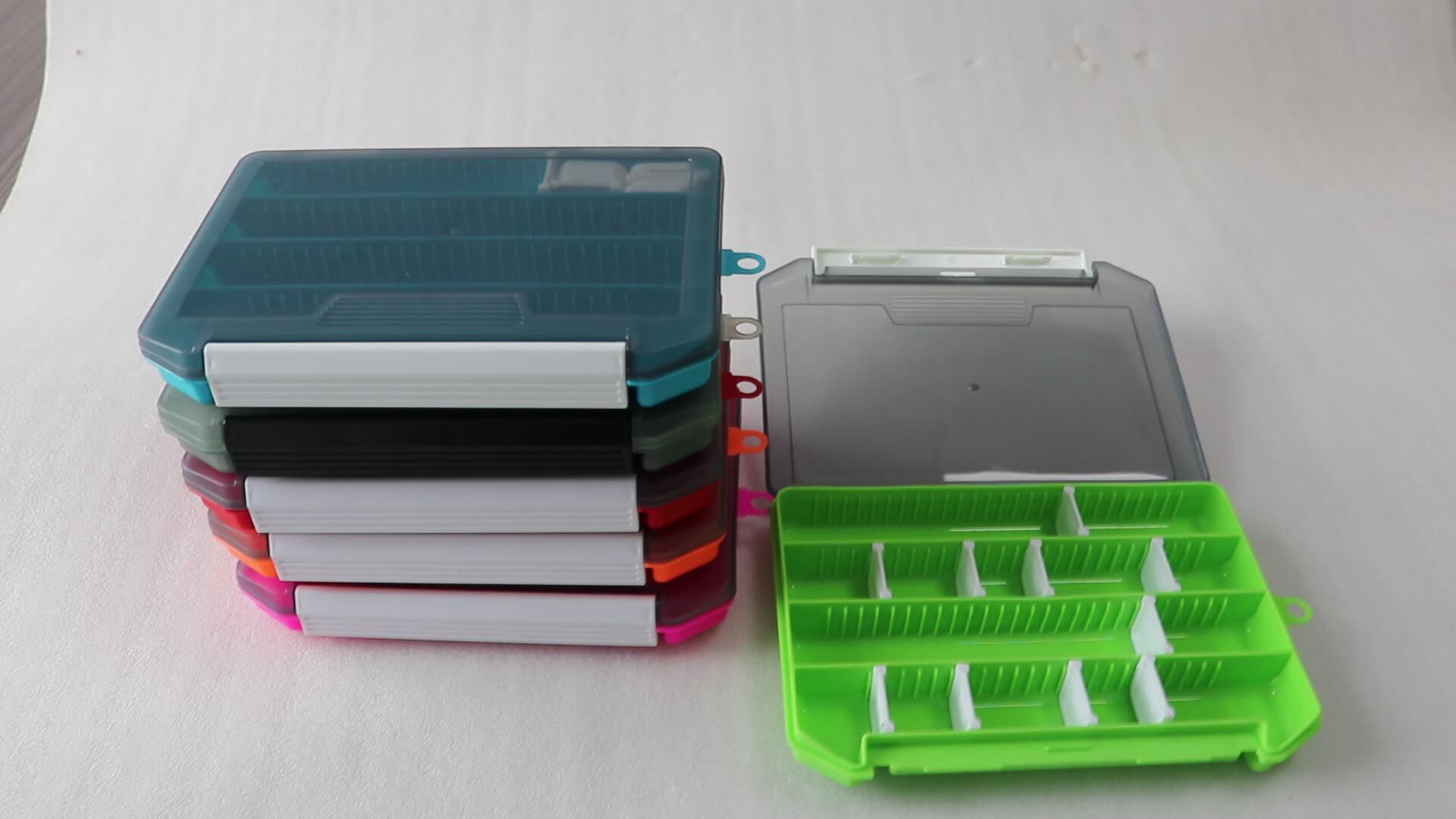 Factory Price Colorful Removable Dividers Plastic Box Plastic Storage ...