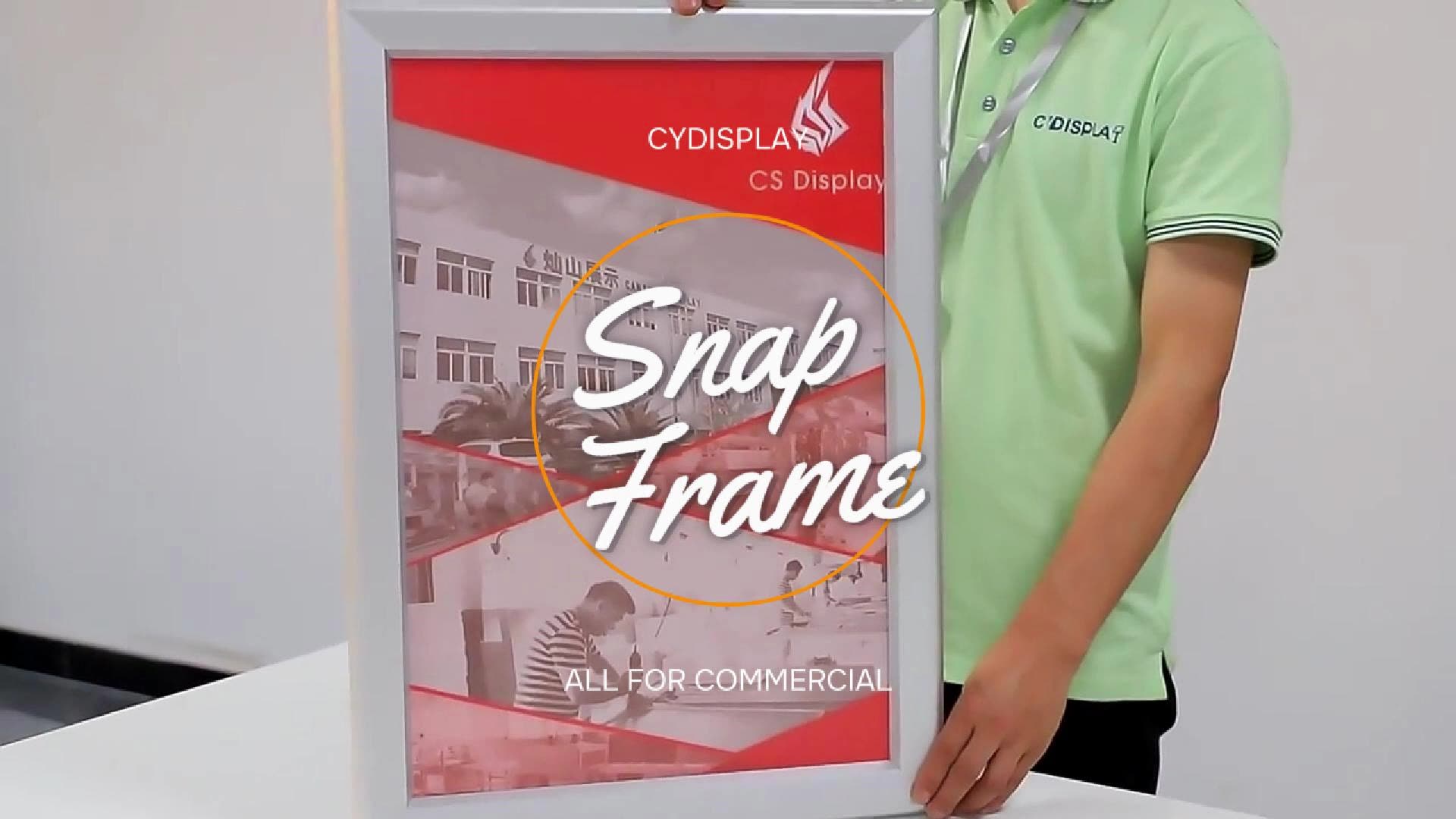 Cydisplay 20mm Round Corners Front Loading A4 Poster Frames 8.5 X 11 Click Frame Snap Frame ...