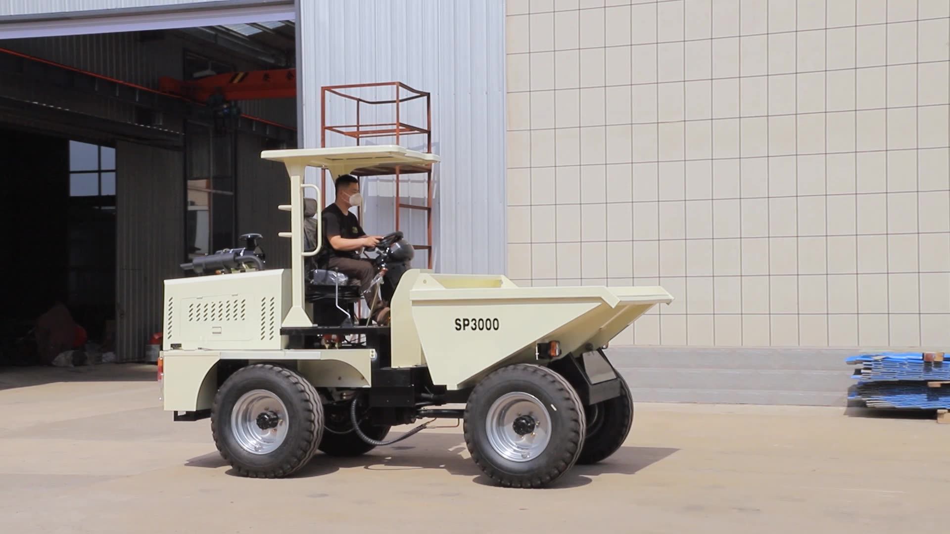 Ce/epa 4x4 1ton 2ton 3ton Diesel Articulated Mini Dumper Tipper Dumper ...