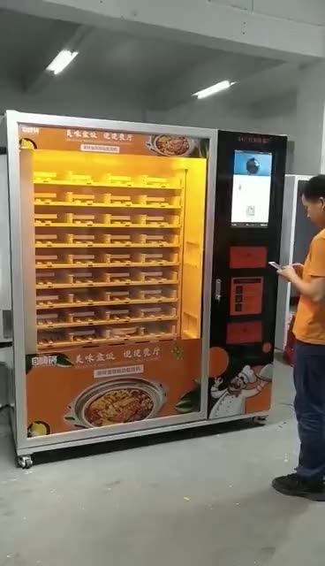 Canada Commercial Pizza Vending Machine Oven Heating Hot Instant Food ...