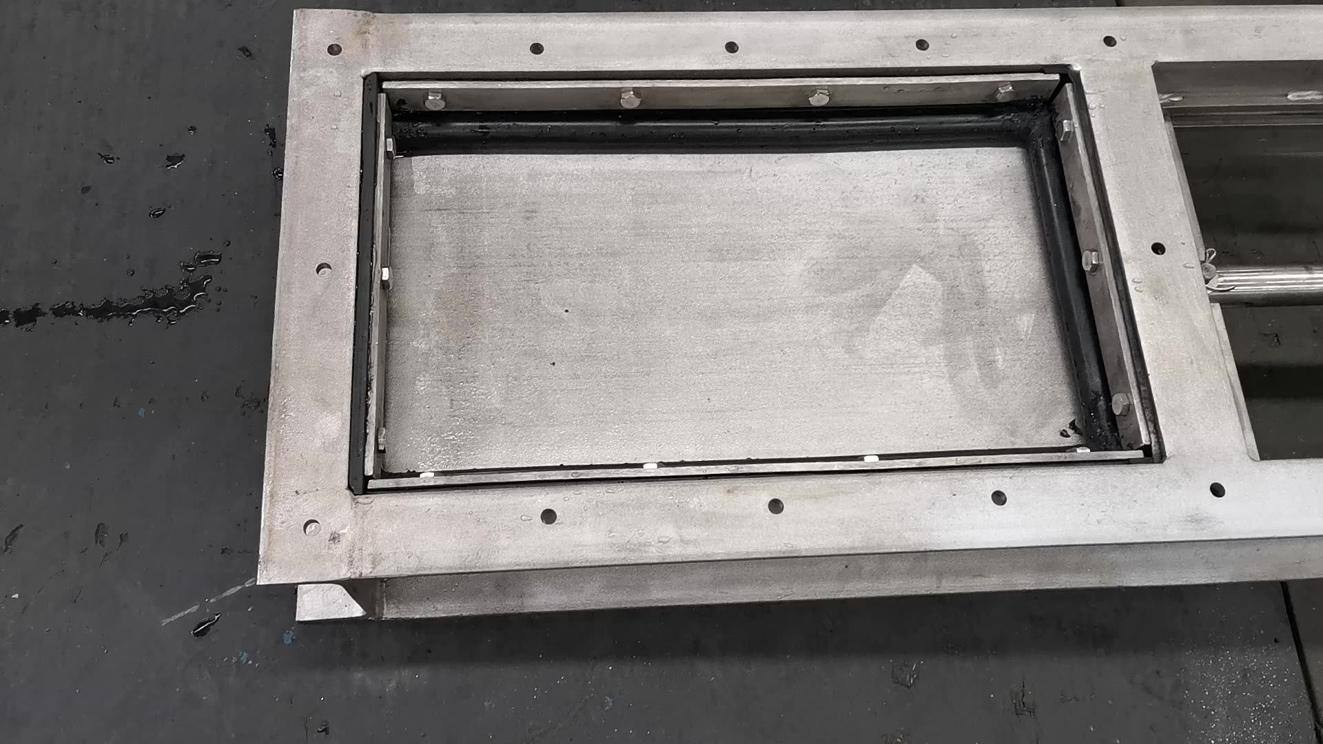 China Factory Ss304 Epdm Seal Slide Gate Valve/guillotine Valve/square ...