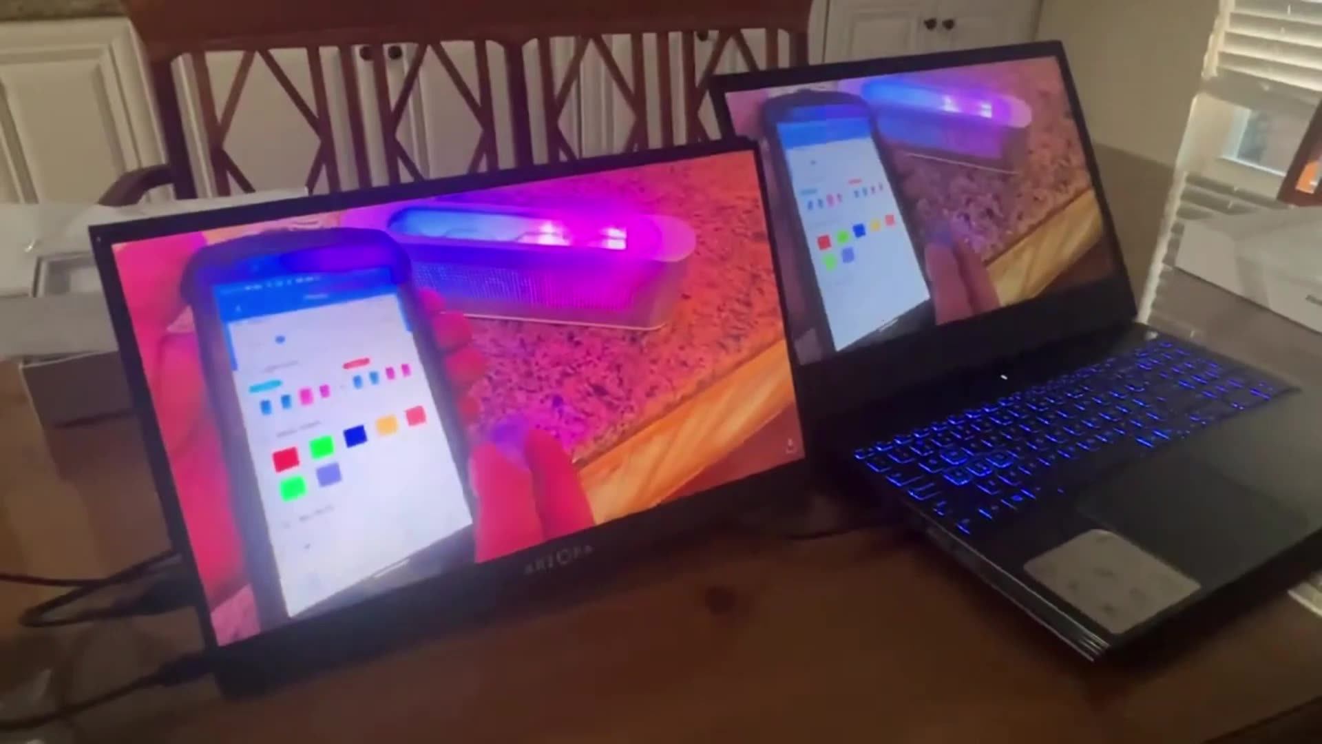 Arzopa Fhd 14 Inch Computer Pc Dual Extender Usb Mobile Gaming Display ...