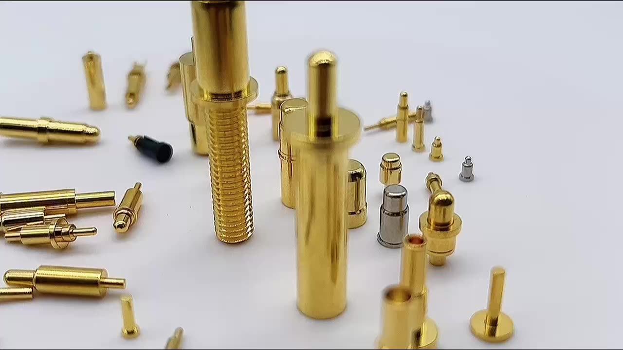 Spring Contact Pogo Pin Connector 7 Pin Pogo Connector For Electrical ...