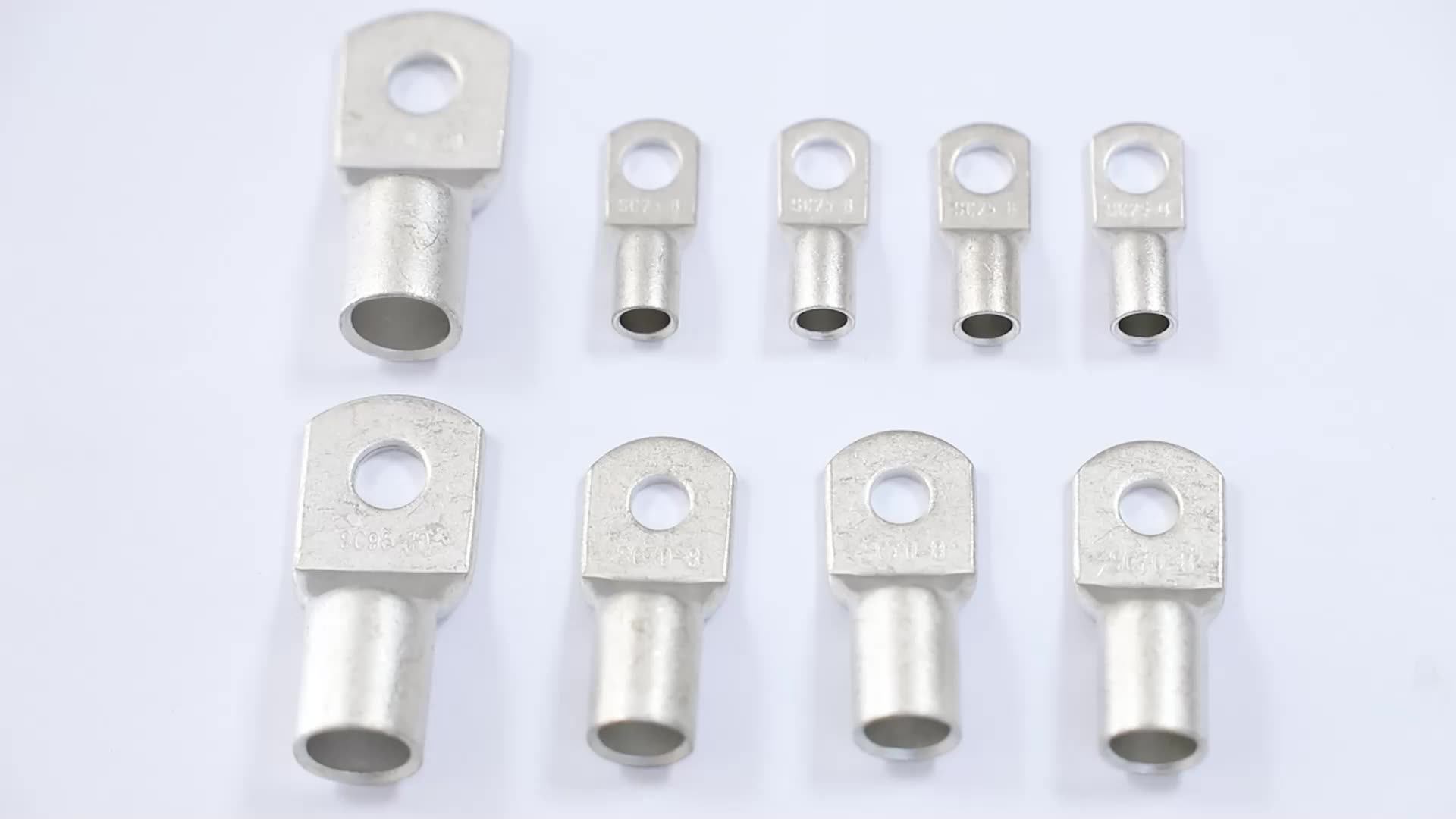 Sc10-6 Copper Lug Coated Tin Pure Crimping Connecting Terminals Lug ...