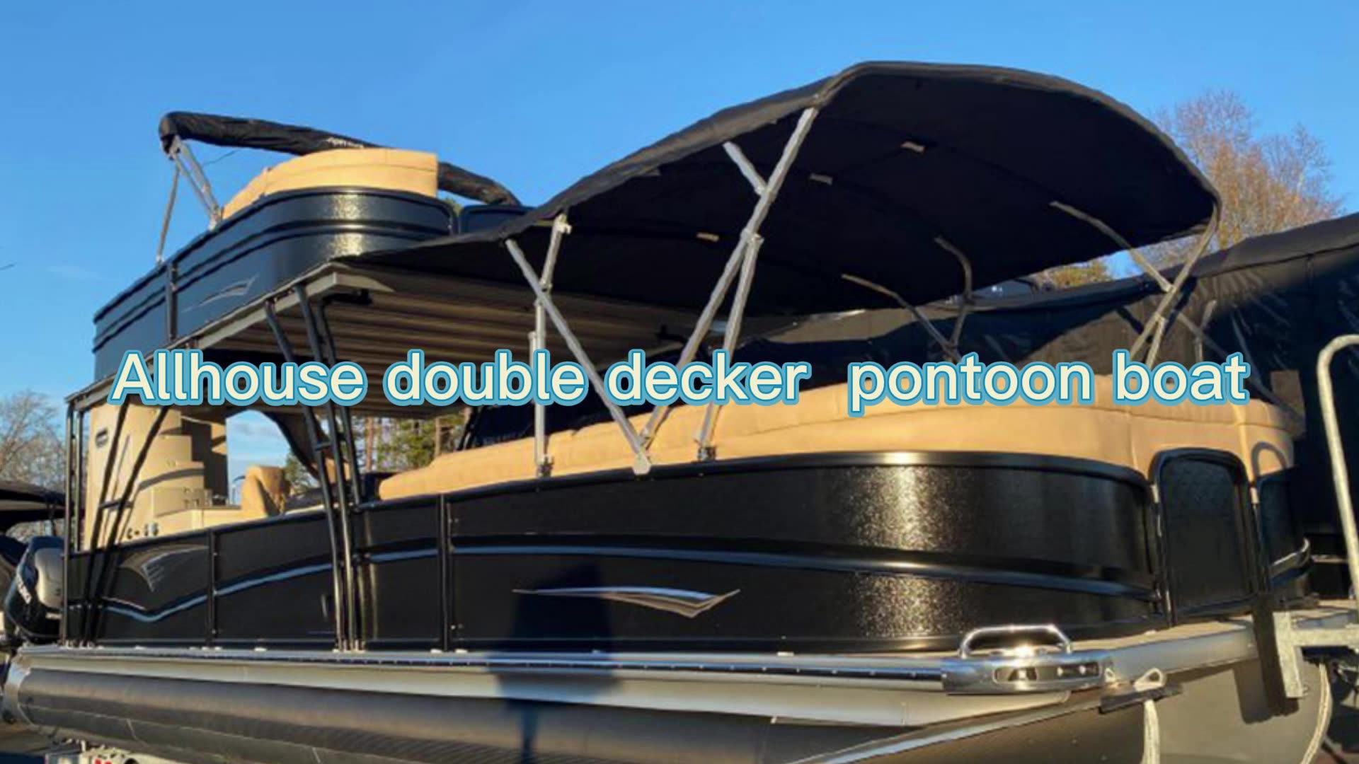 New Pbd-25 Double Decker Pontoon Boat Furniture Party Boat Luxury ...