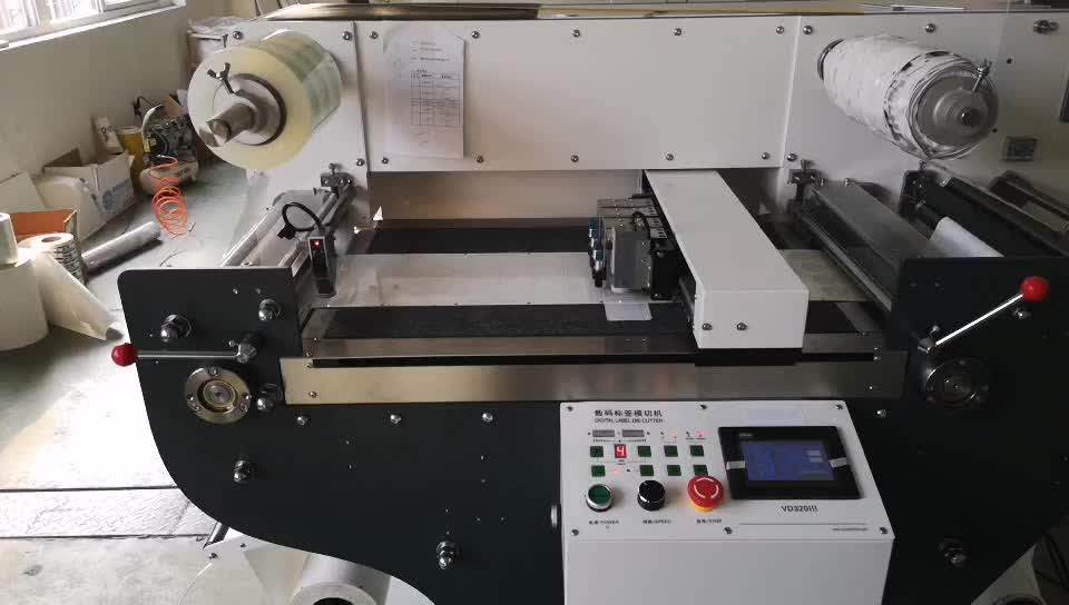 Or-vd320 Automatic 2 Heads Roll Die Cut Digital Label Die Cutting ...