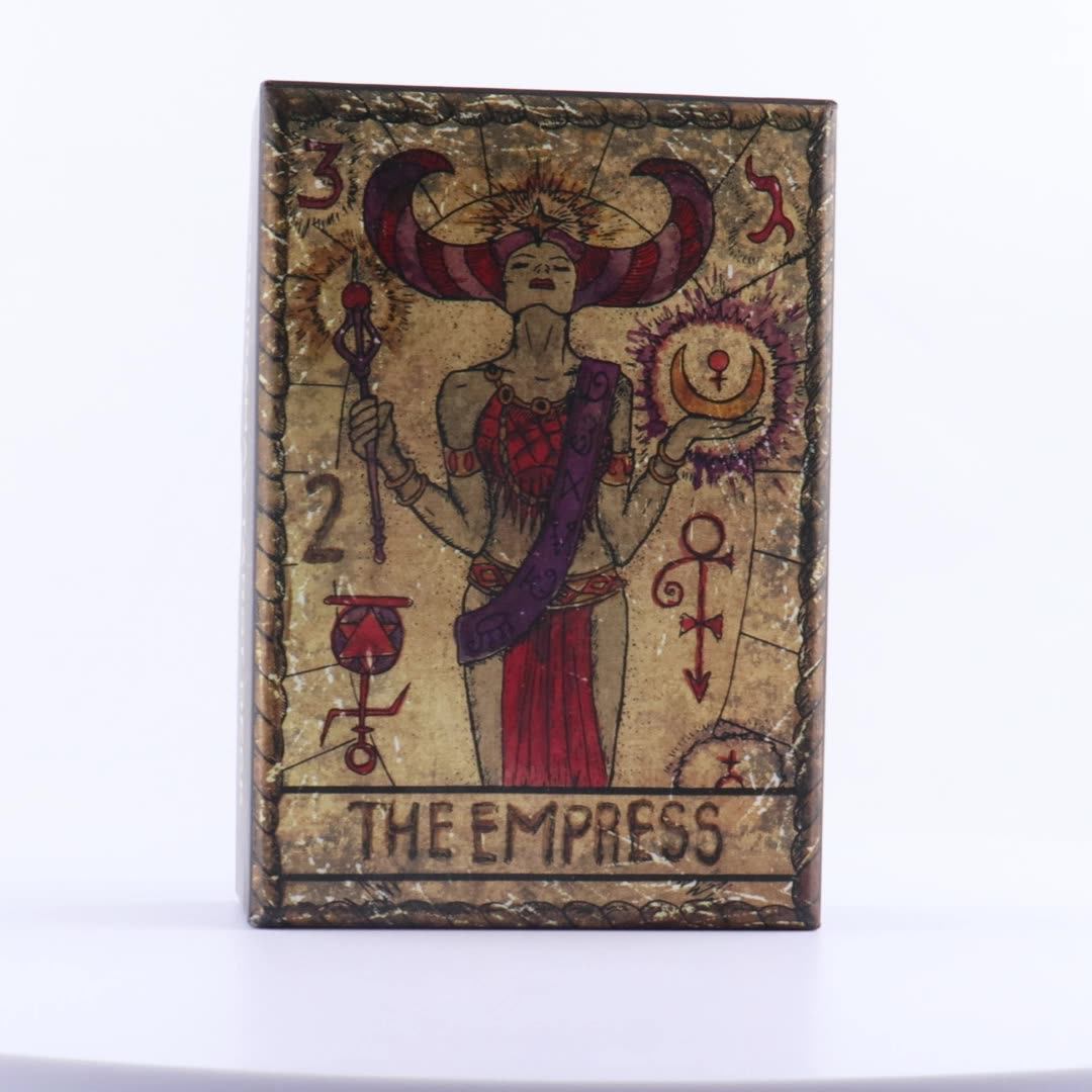 Large Deck Fine Gold Tarot Cards Third Eye Tarot Oracle Card Printing ...