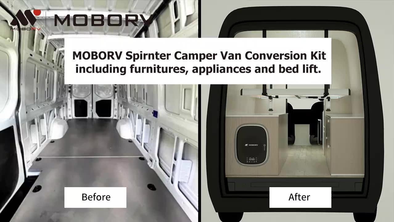 Moborv Camper Van Conversion Kit Ce Certified Appliances Bed Lift ...