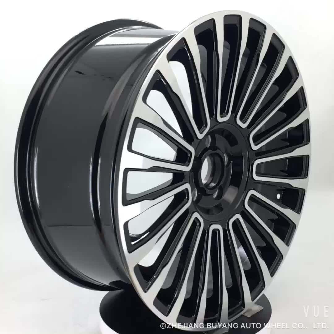 By-1365 Customizable 21 Inch 5 Hole Aluminum Alloy Wheel Rim For Land ...