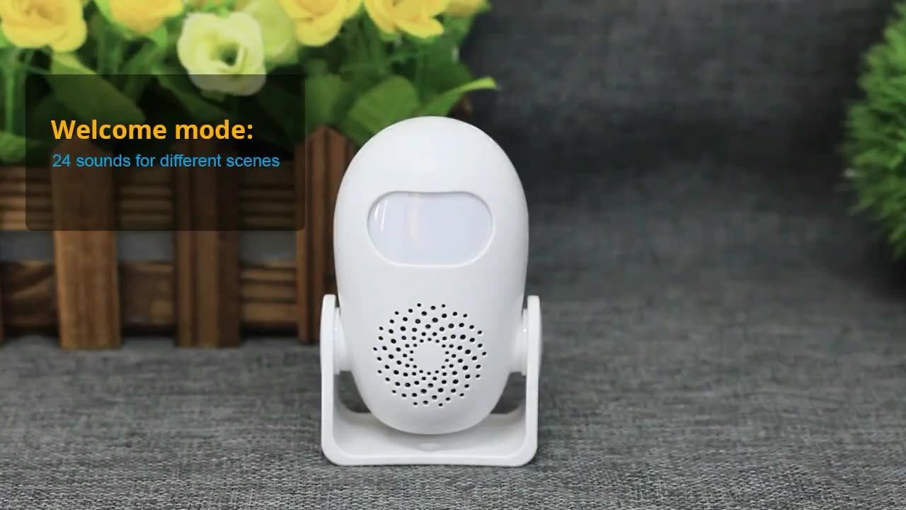 Kerui Smart 2024 New Product Wireless Pir Detector Doorbell Visitor ...