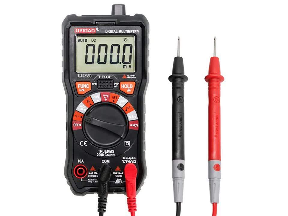 300v Ac Dc Continuity Test Manual Range Mini Pocket Multimeter Digital ...
