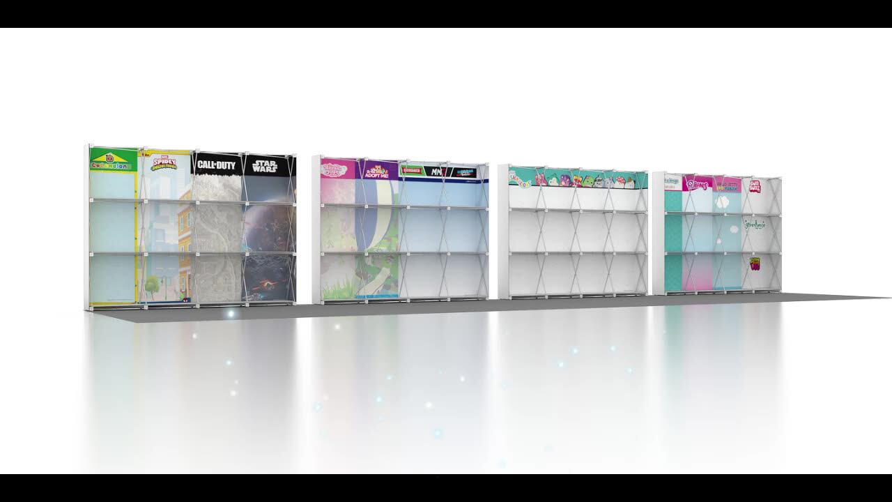 Custom Design 10x20ft Portable Aluminum Frame Advertising Backdrop Pop ...