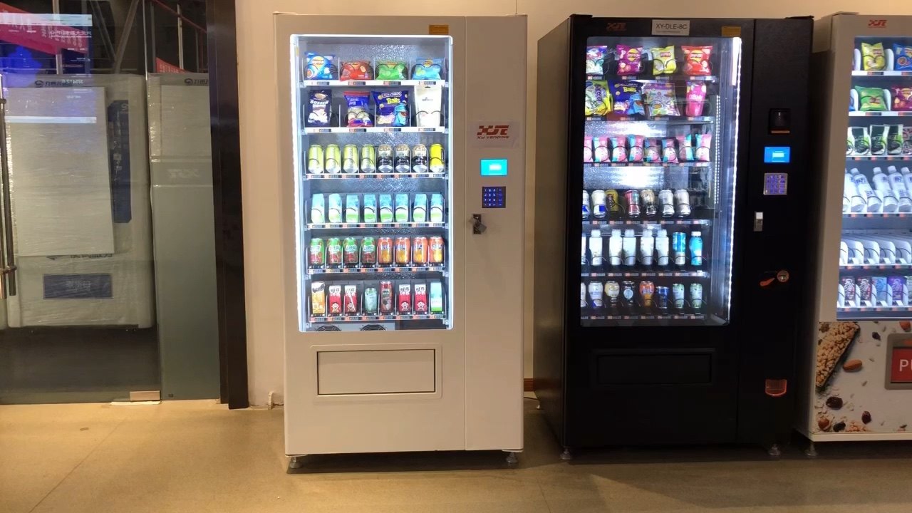 Cooling Soft Energy Drinks Vending Machine With Credit Card Reader ...