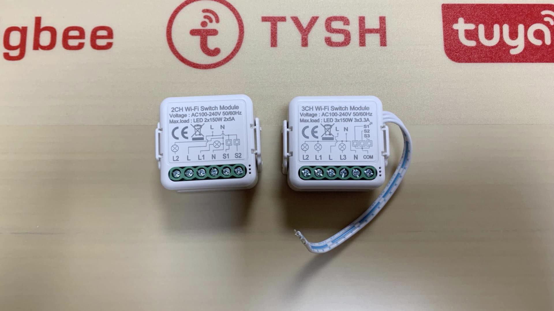 Tysh 1/2/3/4 Gang Diy Tuya Wifi Zigbee Smart Wall Light Remote Control ...