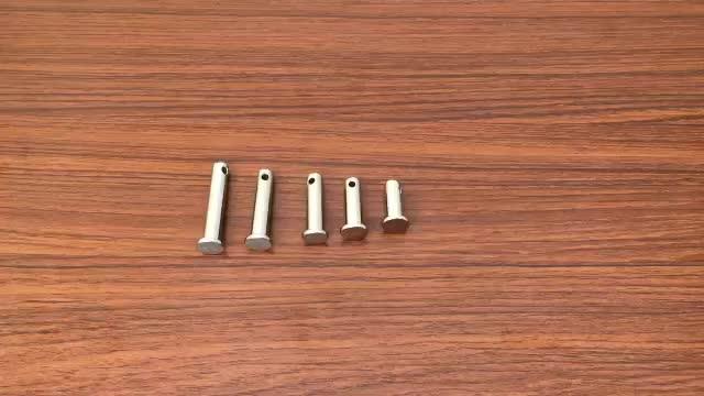 Fastener Stainless Steel Cross Dowel Parallel Pins Flat Head Clevis Pin ...