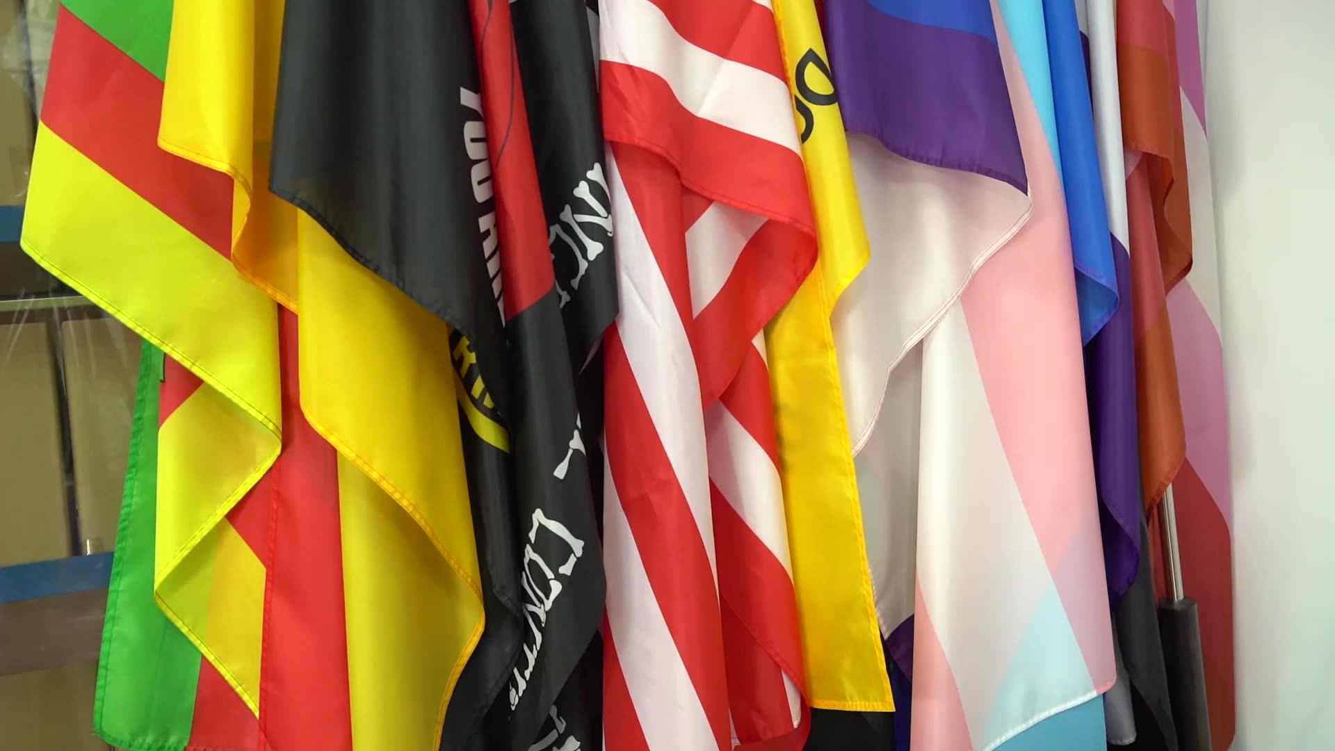 3x5ft Polyester Sublimation Blank Banner Customized Any Logo Fans Sport ...