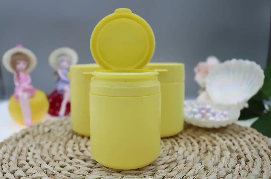 Plastic Packaging Bottle For Gummy 60ml Hdpe White Container Tear-off ...