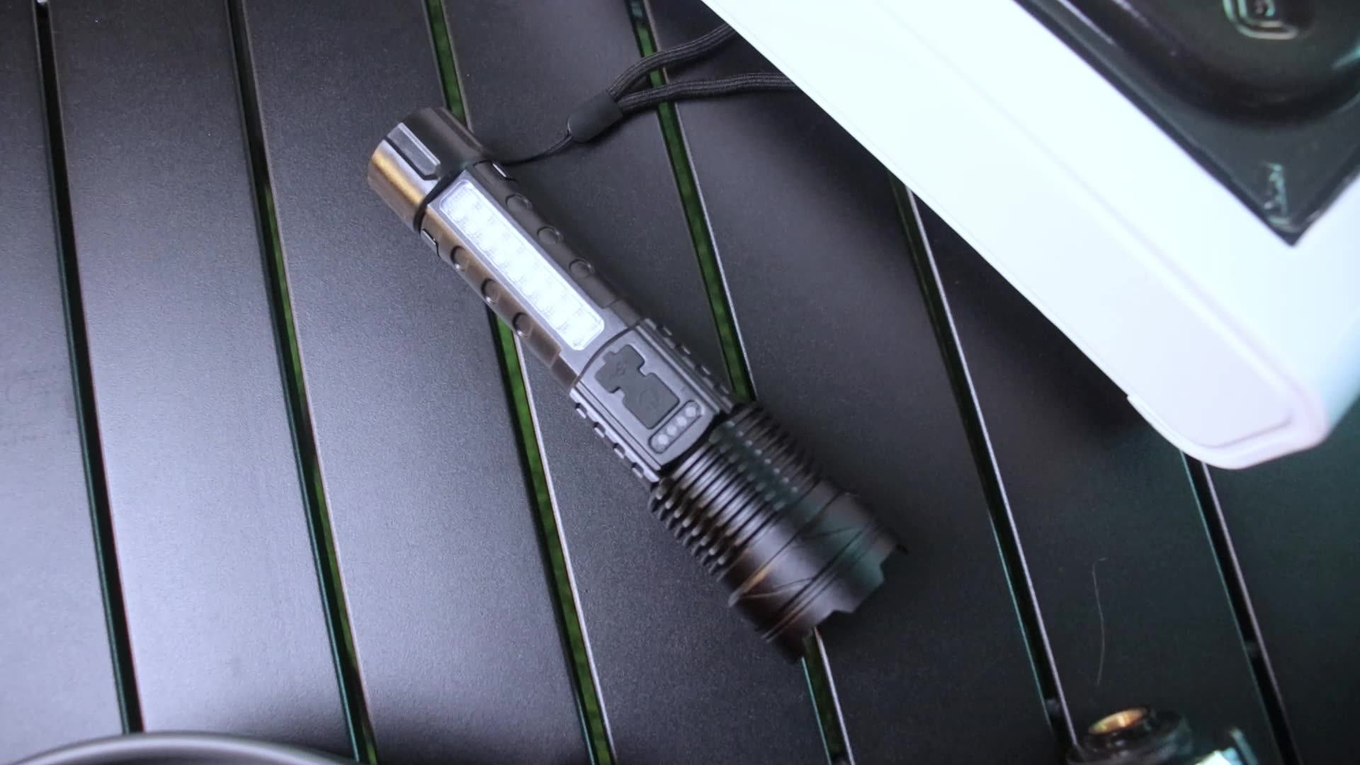 A76 20000 Lumen High Power Flashlight Side Led Red Light Work Lights ...