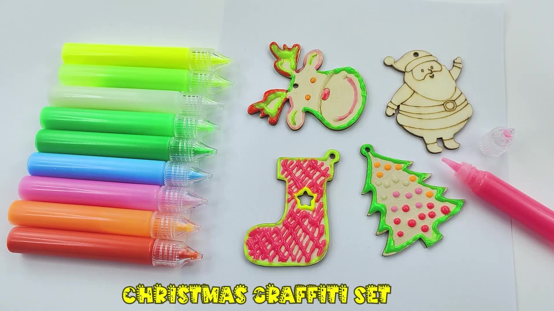 Khy Custom Wholesale Non-toxic Diy Glow In The Dark Acrylic Paint Rock ...