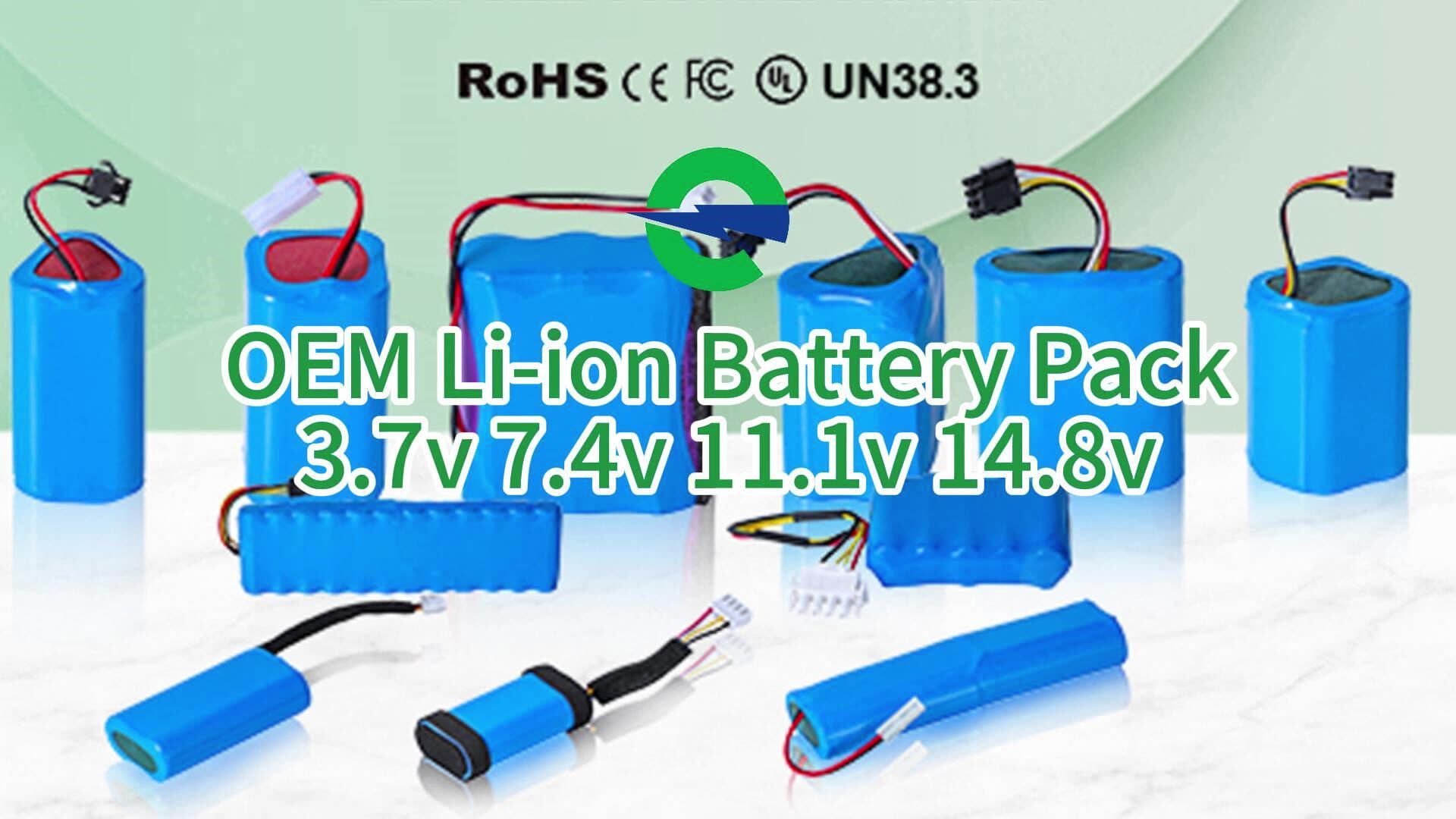 Customized Capacity Oem 18650 21700 26650 32700 Li Ion Battery Pack 3 ...