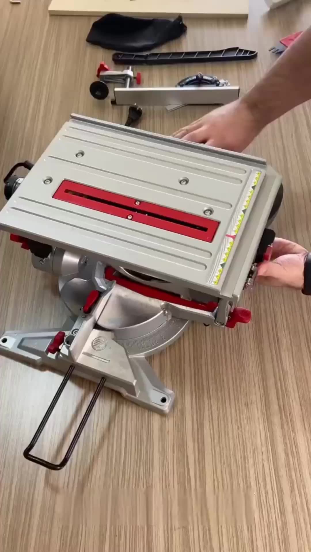 Multifunctional Laser Positioning Wood Aluminum Metal Workbench Cutting ...