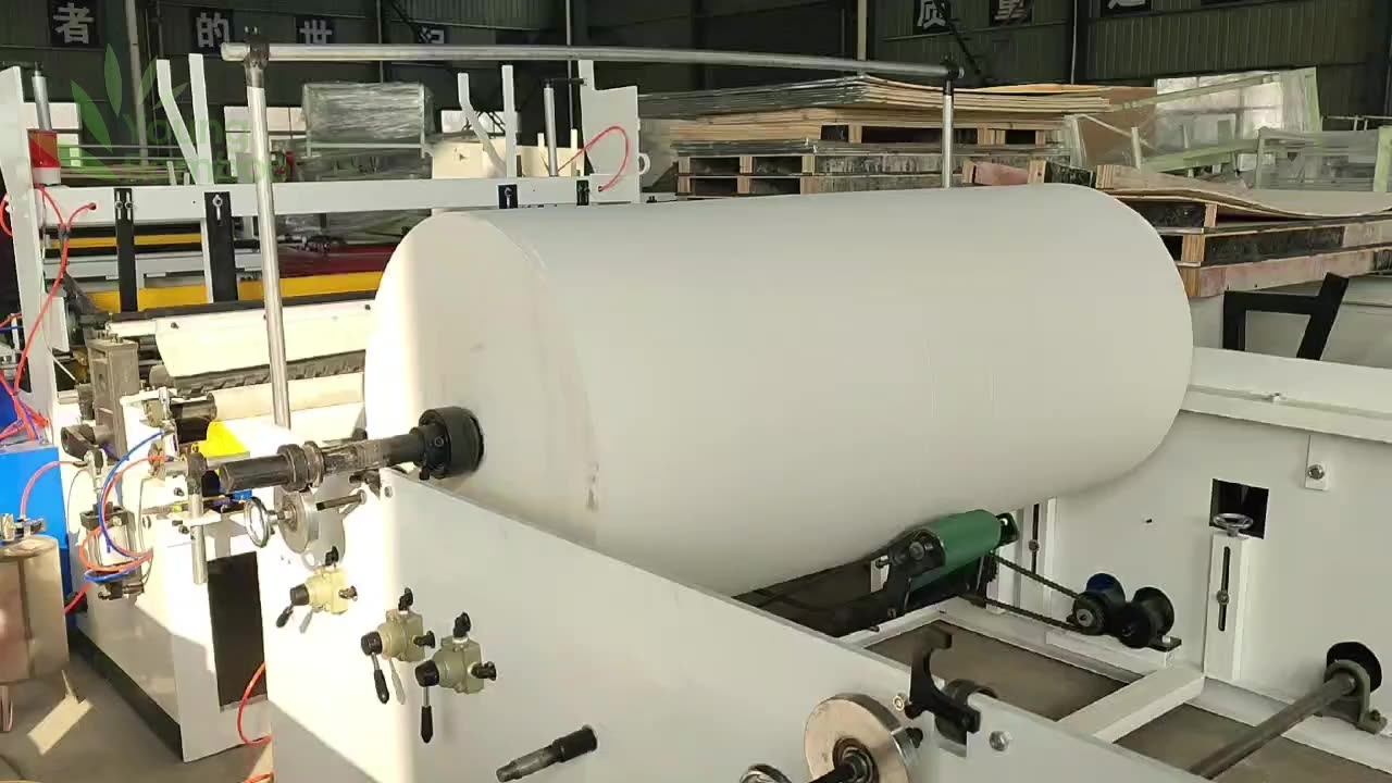 Full Automatic Toilet Paper Roll Rewinding Cutting Machine 2 Ply Toilet ...