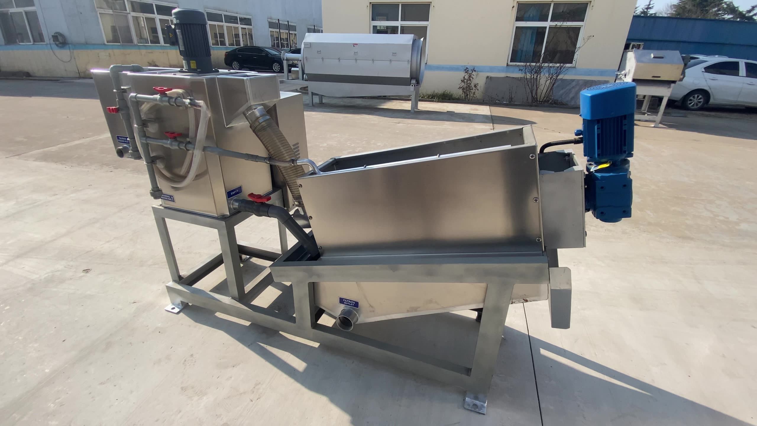 Sludge Dewatering Screw Press / Screw Sludge Dewatering Machine ...