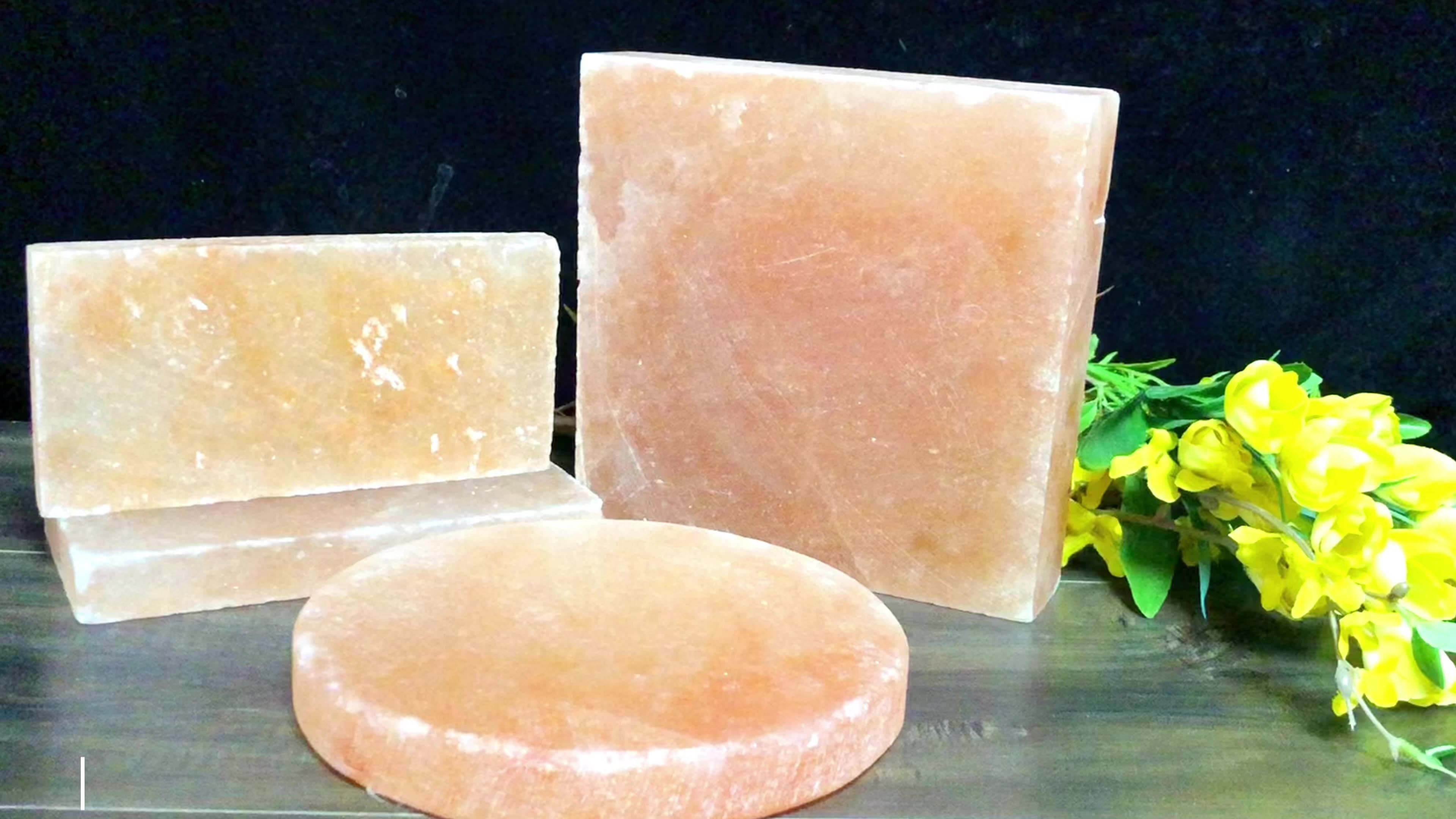 Natural Himalayan Pink Salt Tiles For Multiple Uses Himalayan Salt ...
