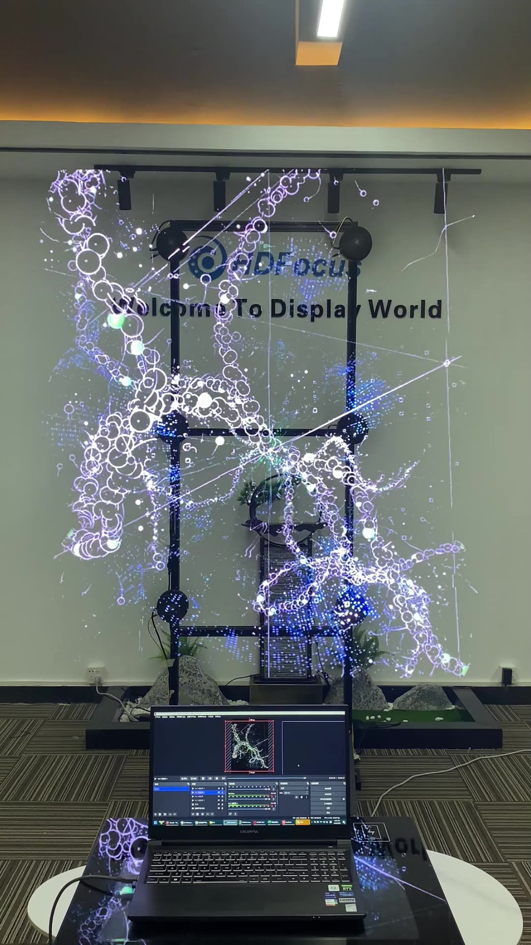 Pc Connected Hologram Equipment 100cm Holographic Display Hdmi-input ...