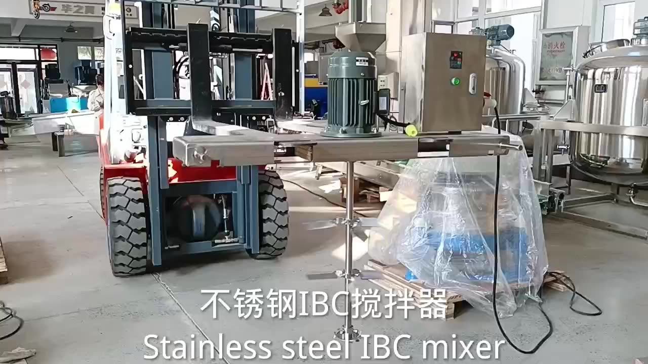 Explosion Proof Ibc Mixer Storage Tank With Mixer Electric Stainless ...
