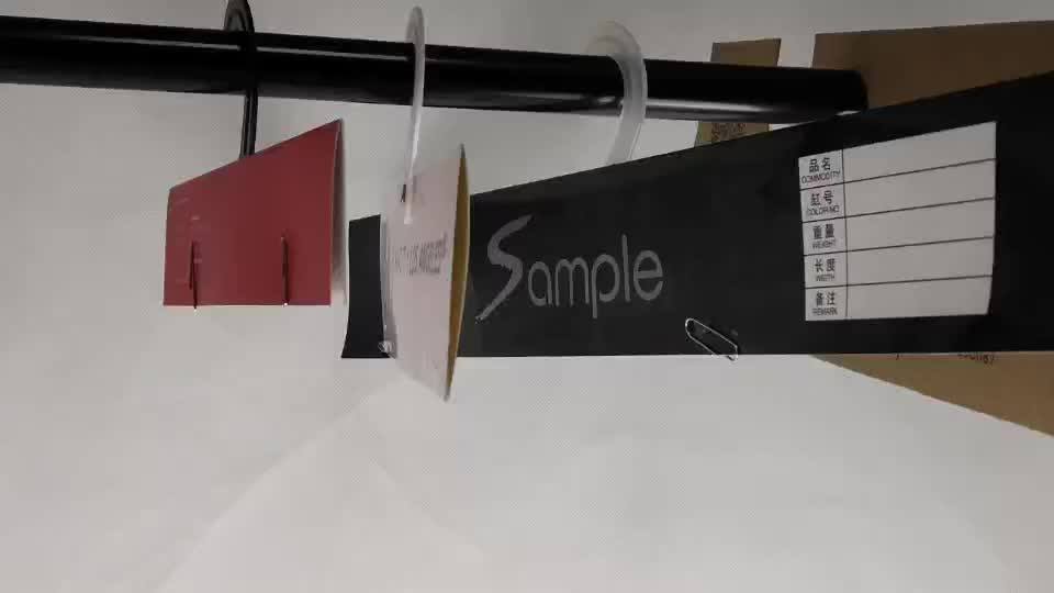 Custom Sample Fabric Swatch Paper Hangers For Cloth Display - Buy ...