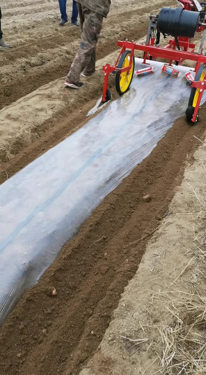 Easy To Operate Agricultural Hand Plastic Film Covering Laying /manual ...