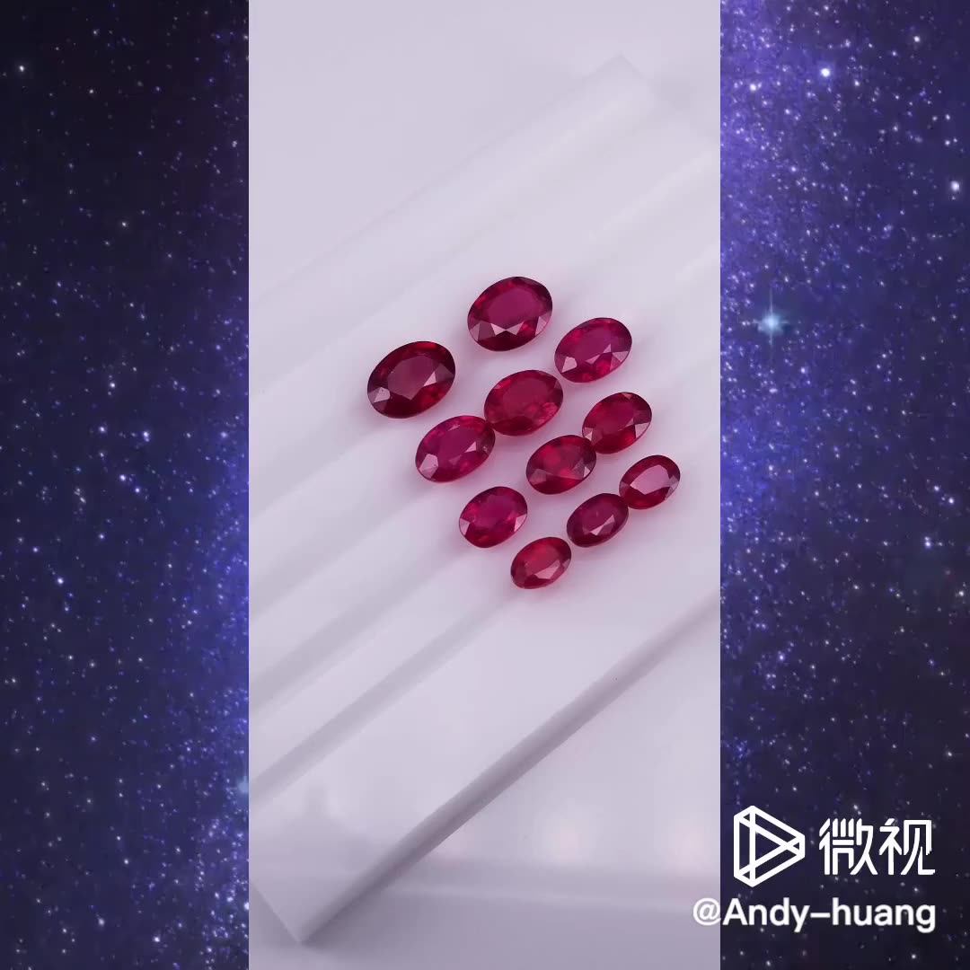 Oval Cut 6x8 1.9 Cts 100% Natural Ruby Stone Loose Red Ruby Gemstone ...